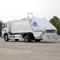 China Compact Diesel Garbage Truck 14m3 Rear Loader 4x2 Drive Wheel Manual Engine Gearbox for sale