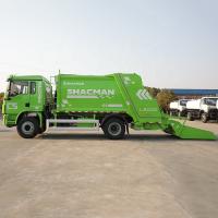 China Four Wheel Compactor Garbage Truck Electric Diesel Garbage Collection Vehicle With Hydraulic Cylinder for sale