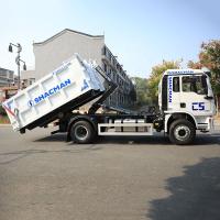 China 4x2 6x4 Hooklift Garbage Truck Detachable Compartment Compressed Garbage Truck for sale