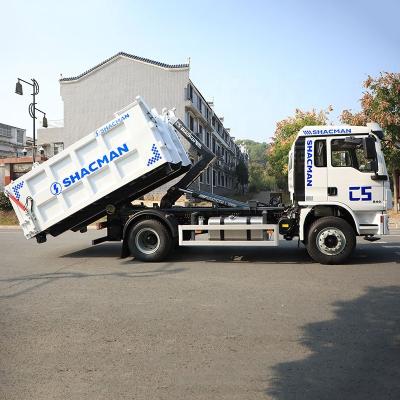 China 4x2 6x4 Hooklift Garbage Truck Detachable Compartment Compressed Garbage Truck for sale