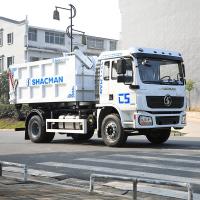 China SHACMAN 4x2 Hooklift Garbage Truck Rubbish Carrying Waste Collecting Truck for sale