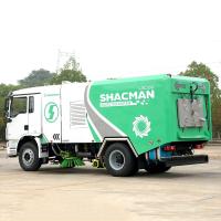 China Diesel Fuel Compact Vaccum Road Sweeper Trucks 6m3 High Suction With Three Brushes for sale