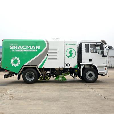China Diesel Industrial Sweeper Truck 240HP 340HP 380HP Dust Free Road Cleaning Truck for sale