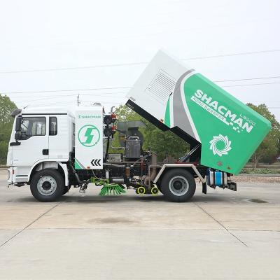China Industrial Road Sweeper Truck All Closed Left Right 4x2 Street Cleaning Machine for sale