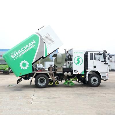 China Euro2 Road Cleaning Truck Multifunctional Full Closed Street Sweeper Truck for sale