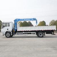 China Euro 2 Shacman L3000 4*2 Crane Truck 210Hp 240Hp Truck Mount Crane 5 Tons Left Rudder Weichai Engine Export Version Loader Crane for sale