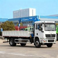 China Vehicle Mounted Lifting Transportation  Shacman L3000 Weichai 4X2 5 Ton Truck Mounted Knuckle Crane for sale