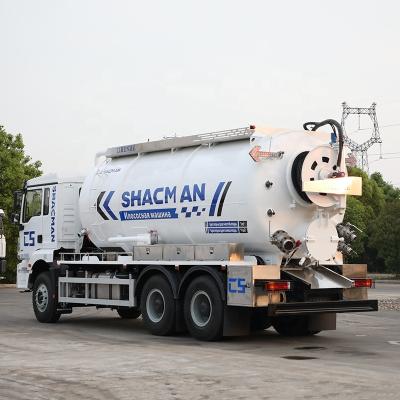 China SHACMAN Suction Sewage Truck Manual Transmission Municipal Pipeline Dredging Vehicle for sale