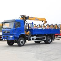 China 7 Ton Hydraulic Loader Crane Truck Mounted SHACMAN Diesel Crane Truck for sale