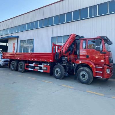 China 4X2 6X4 8X4 Knuckle Boom Truck Mounted Crane 2 - 220 Tons Flatbed Crane Truck for sale