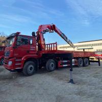 China Truck Mounted Crane Hydraulic Pump Crane Truck Price With Articulated Boom Remote Controlled for Construction Industry for sale