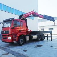 China 4X2 6X4 8X4 Hydraulic Folding Boom Truck Crane 340HP 380HP 400HP Knuckle Boom Crane for sale