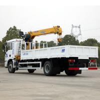 China Hydraulic Truck Crane Lifting Height 15M Left Hand Drive Four Wheel Drive Mobile Crane Trucks for Wrecking Operation for sale