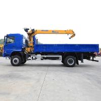 China 4 Section Straight Arm Truck Remote Control Truck Mounted Hydraulic Crane 15.3M for sale