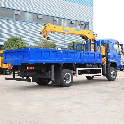 China 7T Truck With Crane Lorry-mounted Crane Telescopic Arm Hydraulic Knuckle Boom Truck Mounted Crane for sale
