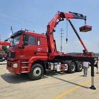 China 4-8 Section 4x4 6x4 8x4 20 25 30 50 60 80 100 150 200 220 Ton Double Cabin Large Truck Mounted Cranes for sale