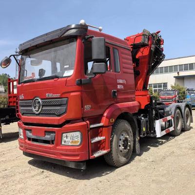 China Shacman Brand Mini Truck Mounted Crane 2-220 Ton Tractor Large Mobile Crane Truck for Lifting Loaded Containers for sale