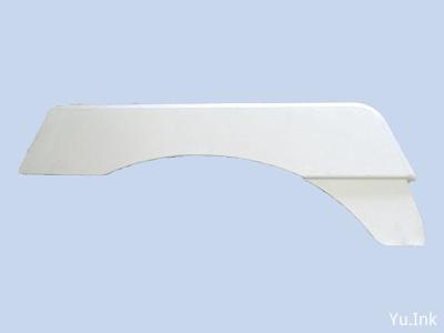 China Shacman Spare Parts Right Front Fender Dz13241230416 For Heavy Duty Truck for sale