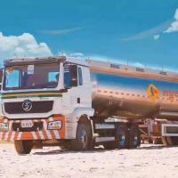 China Fuel Tanker Trailer 4 Axles Shipped to South Africa for sale
