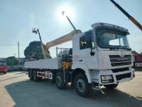 China Shacman X3000 6x4 Straight Boom Truck With 400L Fuel Tank 380HP Engine for sale