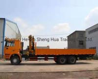China 340HP 12 Ton Telescopic Boom Truck Mounted Crane Euro 2 Emission Standard for sale