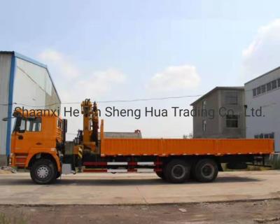 China 340HP 12 Ton Telescopic Boom Truck Mounted Crane Euro 2 Emission Standard for sale