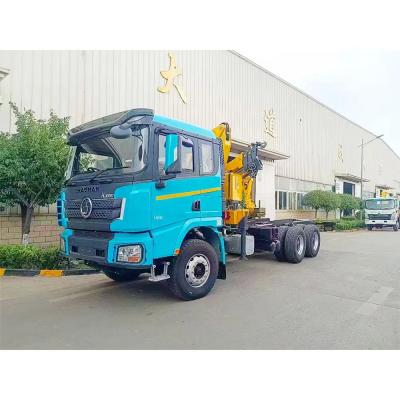 China Shacman Collapsible Straight Arm Crane Lorry Truck for Municipal Engineering for sale
