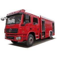 China F3000 Shacman 4x2 Fire Fighting Water Tanker Truck 340HP Diesel Engine 6 Cubic Meter Capacity for sale