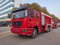 China F3000 Shacman 4x2 Fire Fighting Water Tanker Truck 340HP Diesel Engine 6 Cubic Meter Capacity for sale