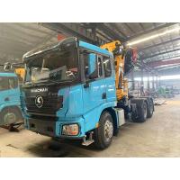 China Shacman Foldable Knuckle Boom Truck Mounted Crane Straight Arm Crane Truck for sale