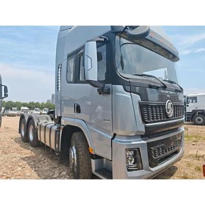 China Industrial Construction Goods Cargo Transport Shacman Diesel Engine Trailer Tractor Lorry Truck for sale