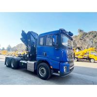 China Shacman Foldable Straight Arm Crane Truck with 380HP Engine and 6×4 Driving Type for Heavy Duty Lifting for sale