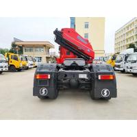 China Shacman Foldable Straight Arm Crane Truck with 380HP Engine and 6×4 Driving Type for Heavy Duty Lifting for sale
