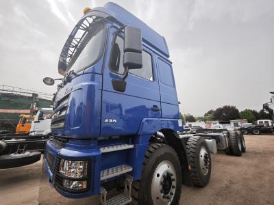 China Rugged Terrain Cargo Truck Chassis F3000 8x4 Configuration with Reinforced Frame & Mining Tires for sale