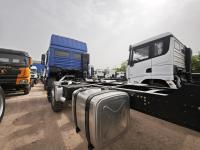 China Rugged Terrain Cargo Truck Chassis F3000 8x4 Configuration with Reinforced Frame & Mining Tires for sale