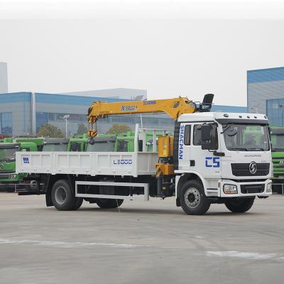 China SHACMAN L3000 4×2 Truck Mounted Crane, 210HP WP6 Engine, Euro 2, for Lifting & Transport for sale
