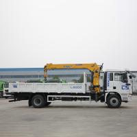 China SHACMAN L3000 4×2 Truck Mounted Crane, 210HP WP6 Engine, Euro 2, for Lifting & Transport for sale