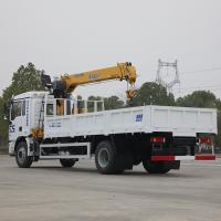 China SHACMAN L3000 4×2 Truck Mounted Crane, 210HP WP6 Engine, Euro 2, for Lifting & Transport for sale