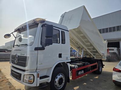 China SHACMAN L3000 4×2 Hooklift Garbage Truck, 210HP Euro 2, 12m³ Refuse Truck for sale