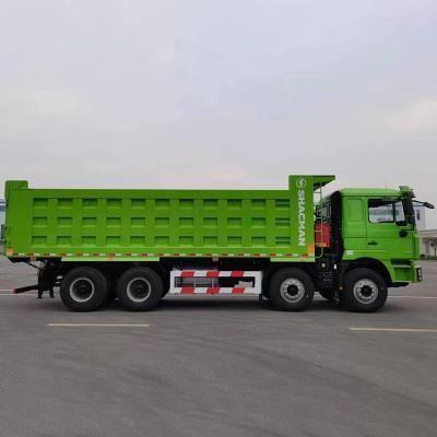 China SHACMAN F3000 8x4 Dump Truck 400HP with Reinforced Chassis for Paved Roads for sale