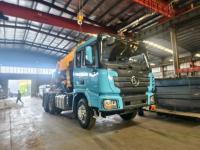 China SHACMAN X3000 6×4 400HP Euro5 Truck Mounted Crane Composite Low Roof Lorry for sale