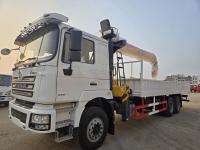 China SHACMAN F3000 6×4 Truck Mounted Crane 340HP Euro2 For Port Warehouse & Construction Heavy Lifting Transportation for sale