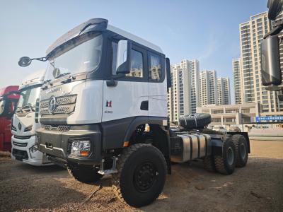 China SHACMAN X3000 6×6 Tractor Head SX42585T385 Extended Flat Cab Four-Point Air Suspension Prime Mover for sale