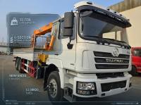 China SHACMAN F3000 6x4 Crane Truck 340HP Weichai Diesel Engine 10 Ton Boom Crane 12.00R20 Tire 25000kg GVW for sale