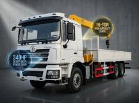 China SHACMAN F3000 6x4 Heavy Duty Crane Truck 16 Ton Lifting Capacity 340HP Weichai Diesel Engine 25000kg GVW for sale