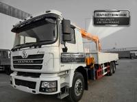 China SHACMAN F3000 6x4 Crane Truck 340HP Weichai Diesel Engine 10 Ton Boom Crane 12.00R20 Tire 25000kg GVW for sale