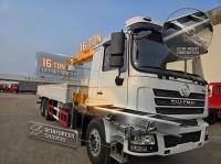 China SHACMAN F3000 6x4 Heavy Duty Crane Truck 16 Ton Lifting Capacity 340HP Weichai Diesel Engine 25000kg GVW for sale