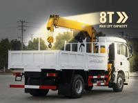 China SHACMAN F3000 6x4 Straight Boom Truck Crane 8 Ton Lifting Capacity 340HP Weichai Engine 12.00R20 Tire for sale