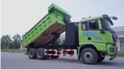 China Heavy Load Shacman X5000e 6x4 Electric Mining Dump Truck 400kWh Battery Reinforced Frame Tipper for sale