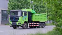 China Efficient Shacman X5000e 6x4 Electric Mining Dump Truck 400kWh Battery Low Cost Transport for sale